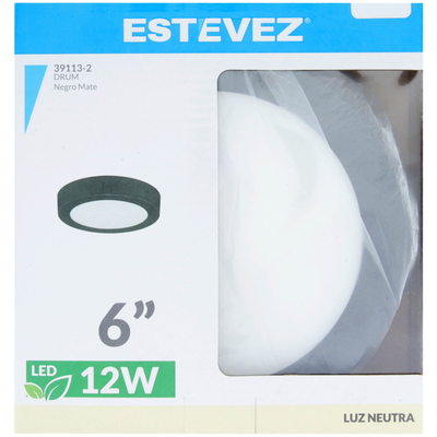 LÁMPARA DE TECHO LED 3 X 15.24 CM NEGRO | The Home Depot México