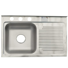 FREGADERO TARJA TEKA GALAXY DE EMPOTRE DE 1 TINA DERECHA CON ESCURRIDOR ...