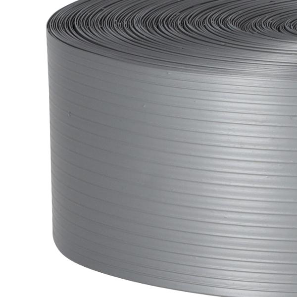 ROLLO DE CINTILLA DE PLÁSTICO DE PRIVACIDAD 3 M2 GRIS PLATA | The Home ...