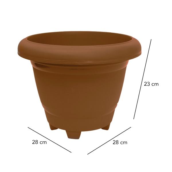 MACETA FLORENCIA 10 CON BASE TERRACOTA | The Home Depot México
