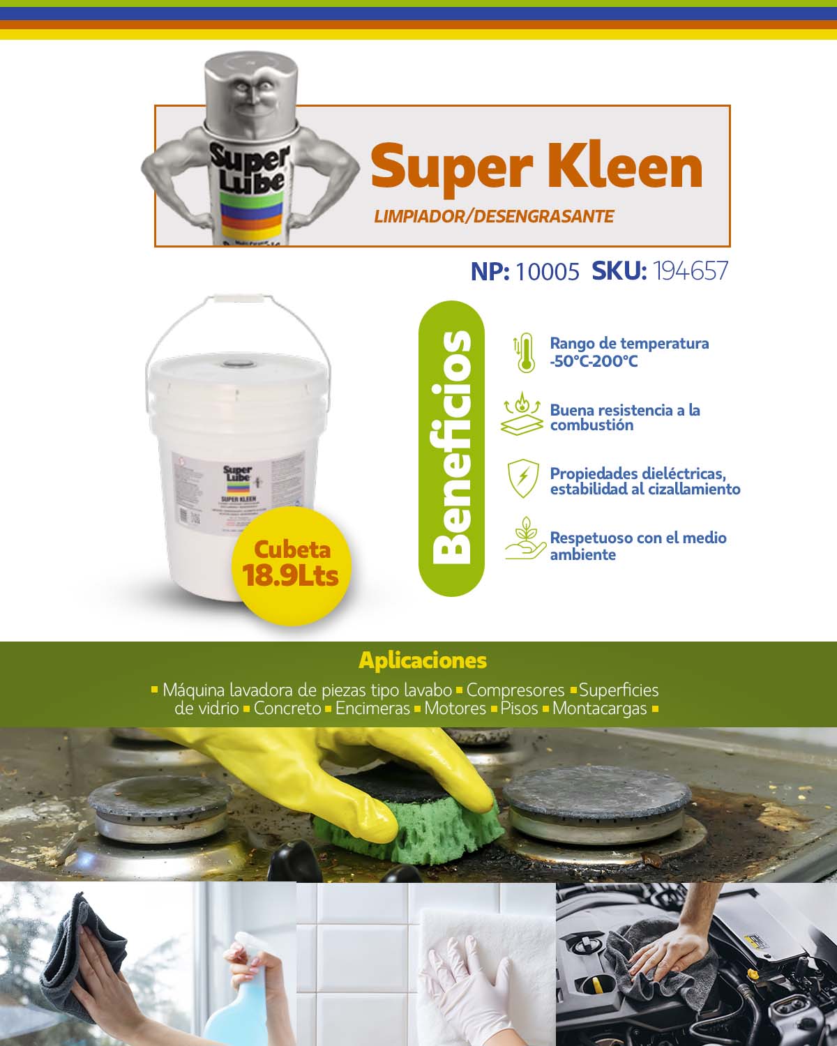 SUPER KLEEN SUPER LUBE 18.92 L | The Home Depot México