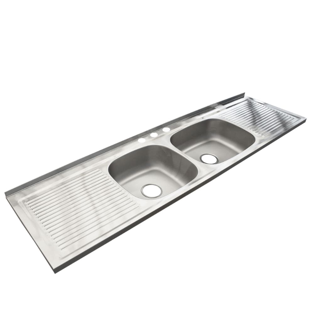 TARJA EB 2 TINAS C/DOBLE ESCURRIDOR 188 X 50 CM SOBREPONER CAC123 | The ...