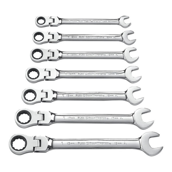 JUEGO DE LLAVES COMBINADAS FLEXIBLES CON MATRACA MM 7 PZS | The Home Depot México