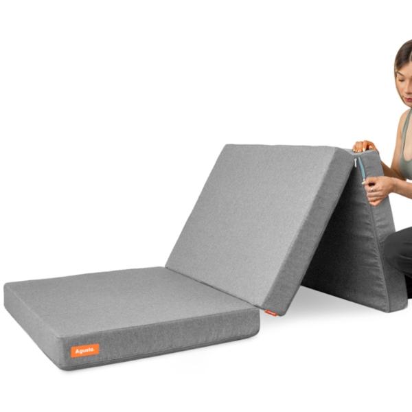 COLCHÓN TWIN PLEGABLE AGUSTO GRIS CLARO | The Home Depot México