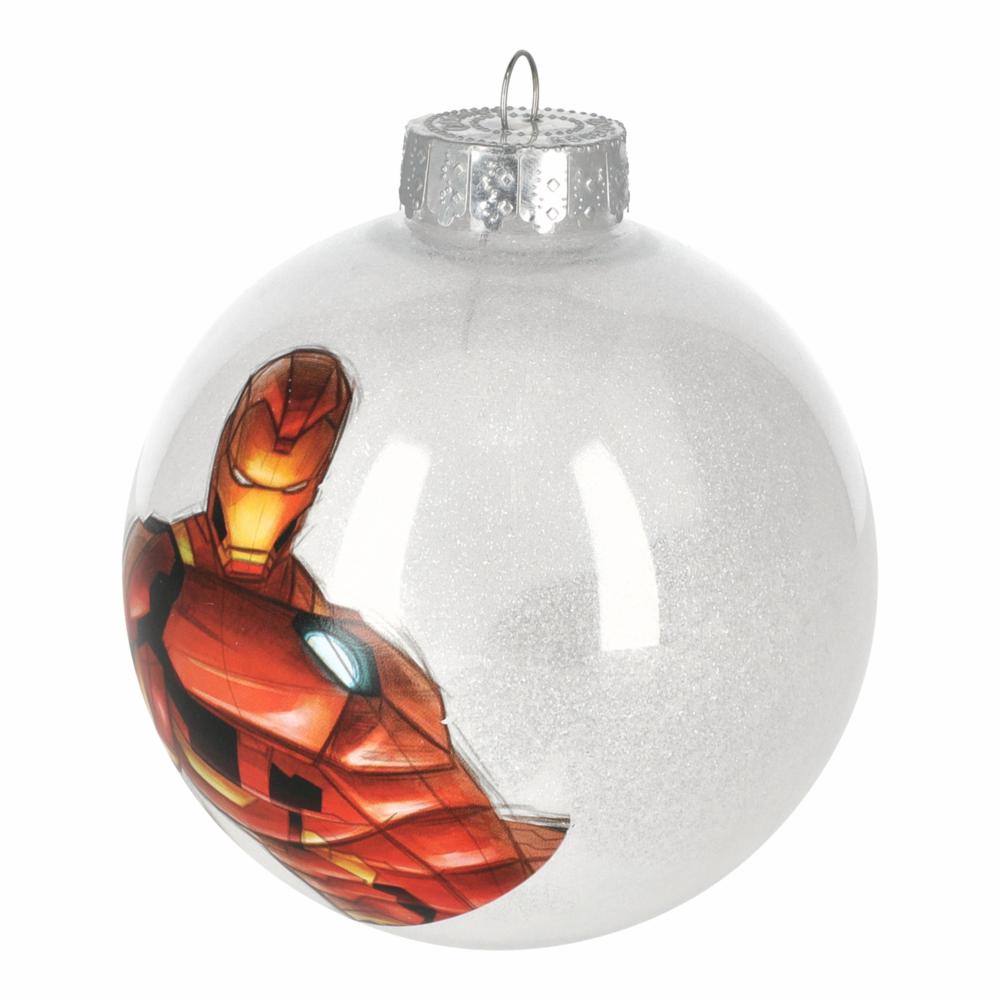 ESFERA NAVIDEÑA MARVEL IRON MAN SPIDER MAN BLANCO 12 X 10 CM | The Home Depot México