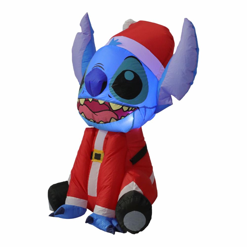 INFLABLE NAVIDEÑO ILUMINADO 91 x 71 x 39 CM STITCH | The Home Depot México
