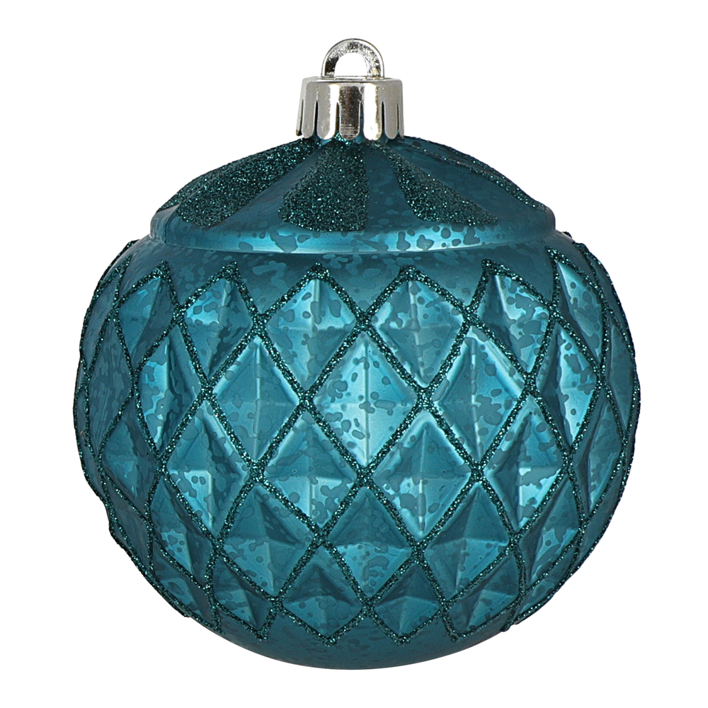 ESFERA NAVIDEÑA COLOR ACCENTS AZUL AQUA 15.5 X 13 CM 3 PIEZAS | The ...