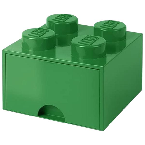 BLOQUE BRICK DE 18 X 25 X 25 CM PARA ALMACENAR LEGOS VERDE | The Home ...