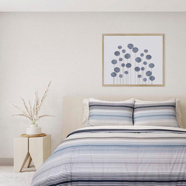 EDREDÓN FULL QUEEN REVERSIBLE AZUL | The Home Depot México