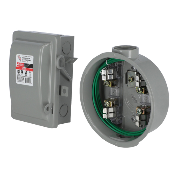 KIT DE MUFA CON INTERRUPTOR DE SEGURIDAD 250 VOLTS 18.2 x 17 x 6 CM ...