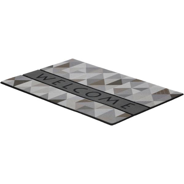 TAPETE DE ENTRADA GEO TRIANGLES MULTICOLOR 40 X 60 CM | The Home Depot ...