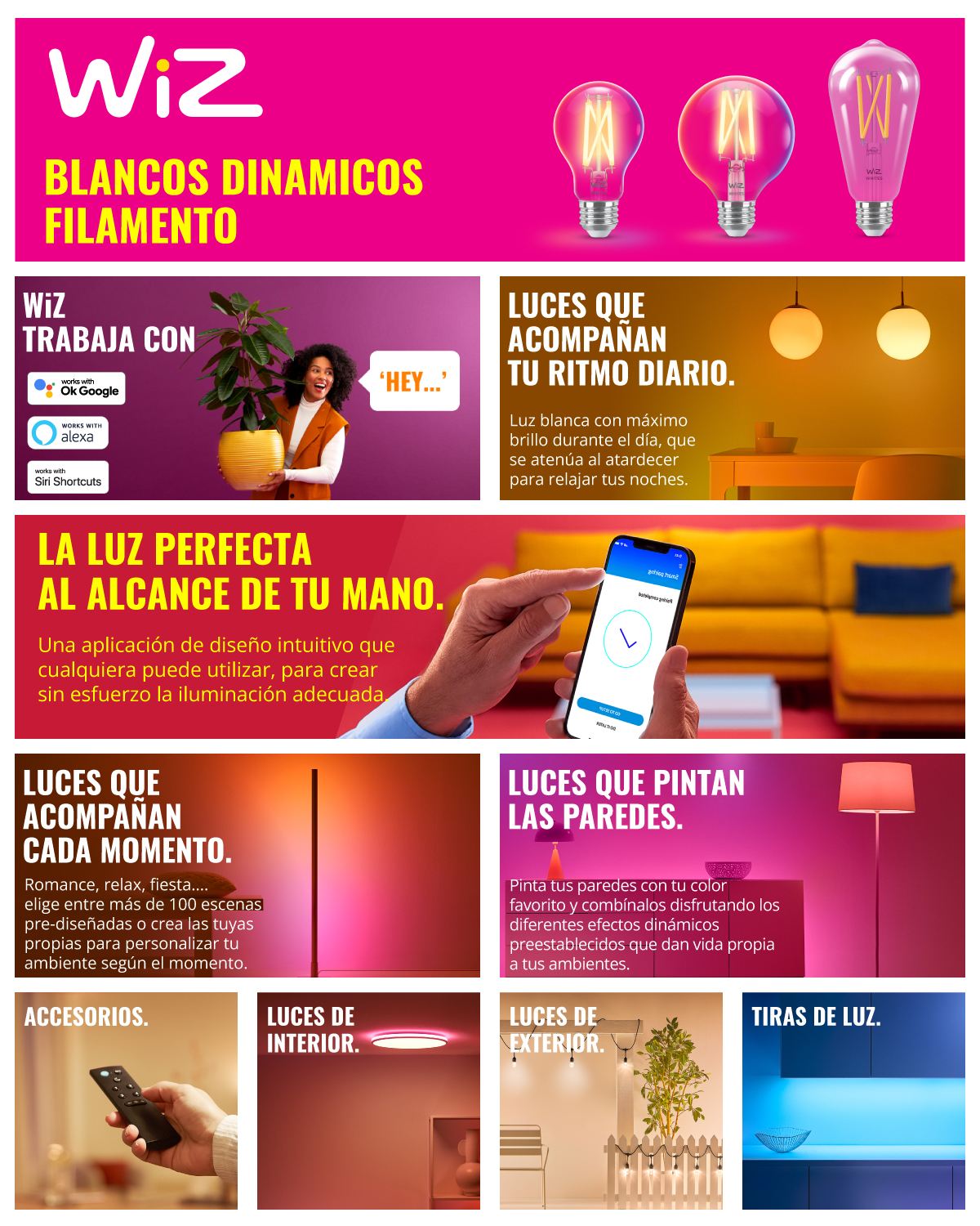 FOCO LED ST19 WIZ 5.5 W 500 LUMENES LUZ DIMEABLE | The Home Depot México