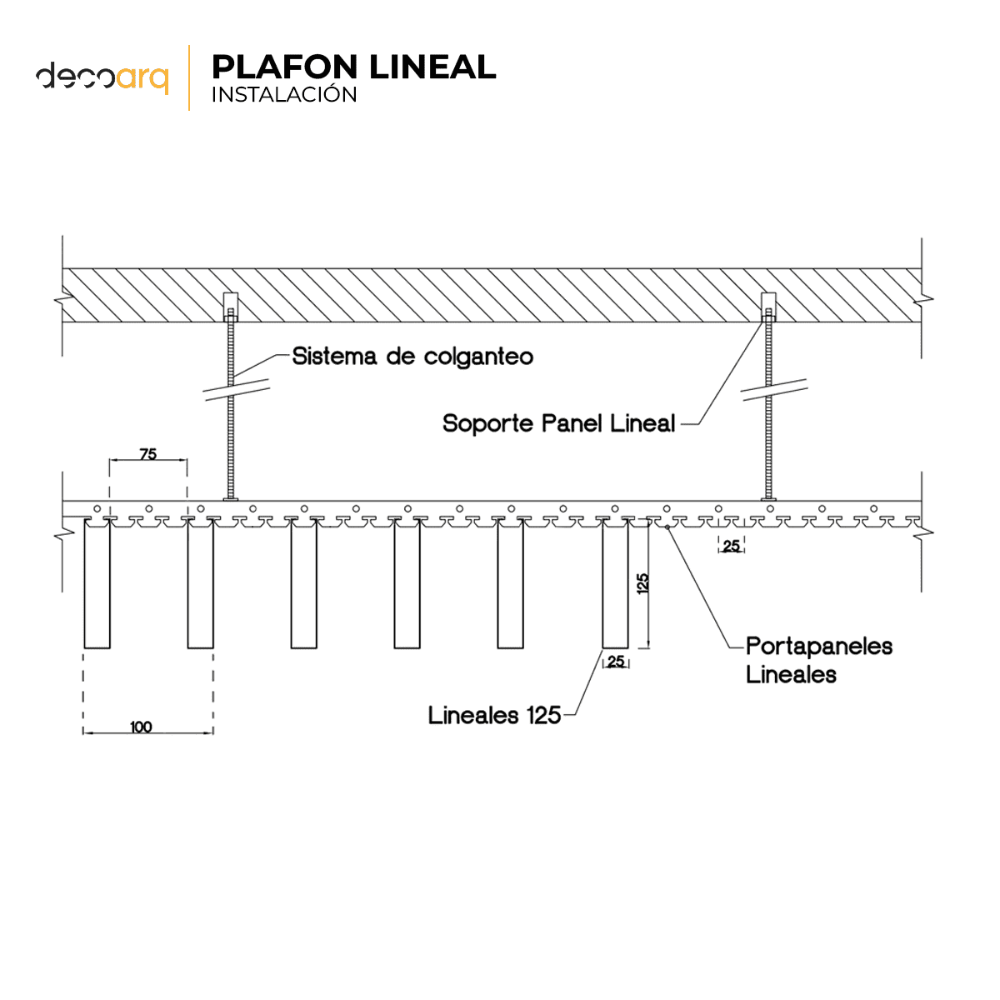 PLAFONES LINEALES, CUBRE 1M2 + ACCESORIO DE INSTALCION | The Home Depot México - Ventas a ...