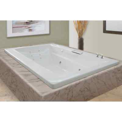 TINA DE BAÑO AUSTIN 150 X 130 X 42 CM CON HIDROMASAJE + COMBO DE ...