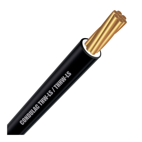 CABLE THW 16 AWG NEGRO 100 M CONDULAC | The Home Depot México