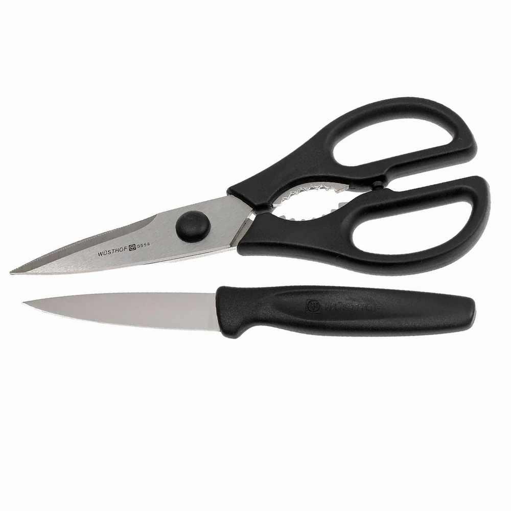 JGO 2 PIEZAS TIJERAS Y CUCHILLO PELAR NGO,WUSTHOF | The Home Depot México