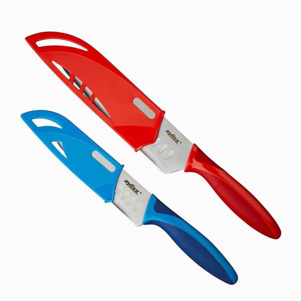 2 CUCHILLOS CON FUNDA ACERO 13 Y 18CM, ZYLISS | The Home Depot México