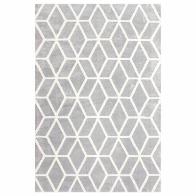 TAPETE DECORATIVO SUPREME GEOMETRICO GRIS 120X170 CM | The Home Depot ...