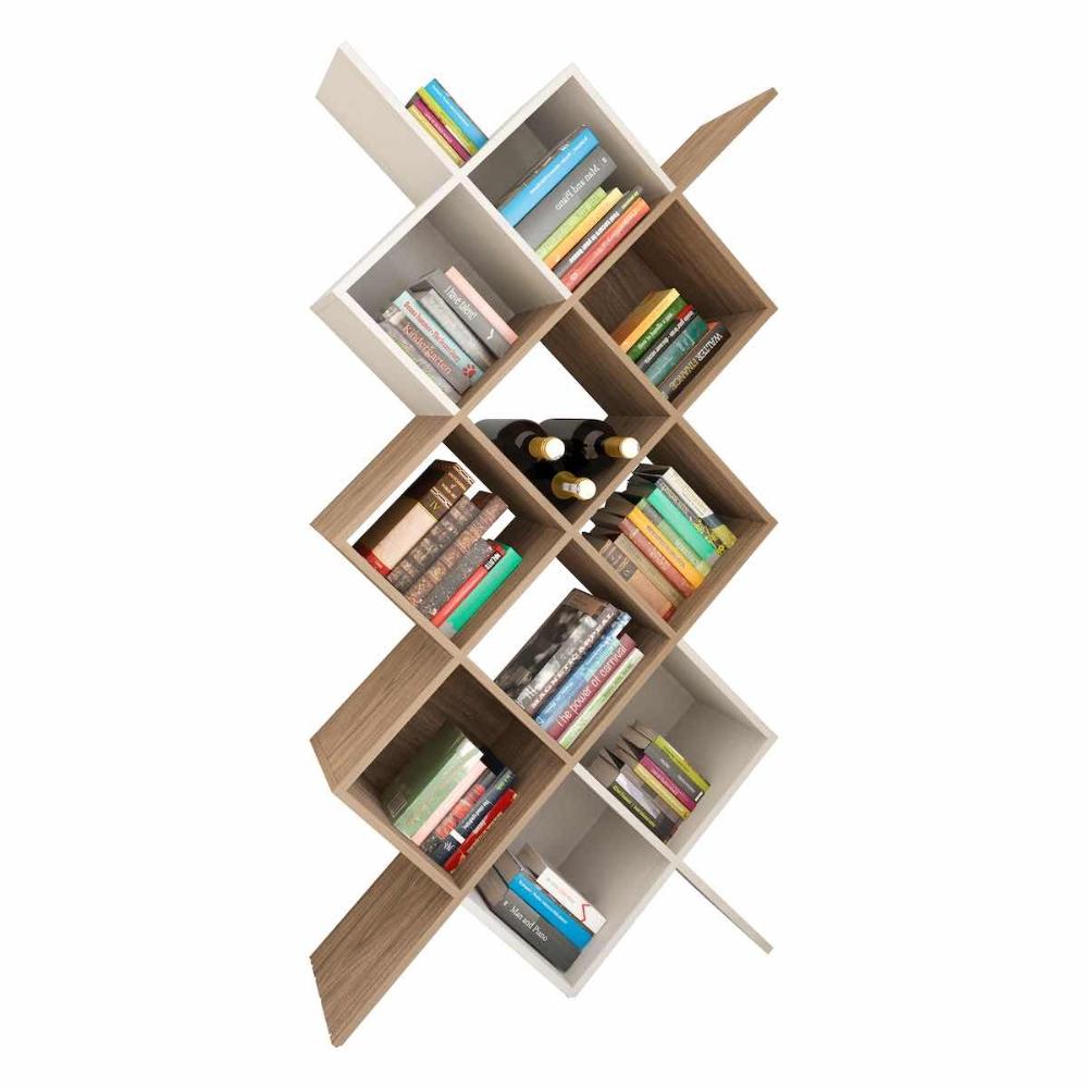 PLAYCON LIBRERO COLMENA 10 ESPACIOS ORGANIZADORES 86X170 CM ...