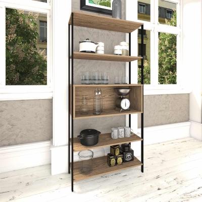 PLAYCON ESTANTE ORGANIZADOR DECORATIVO 6 NIVELES 172X81 CM (ROBLE ...