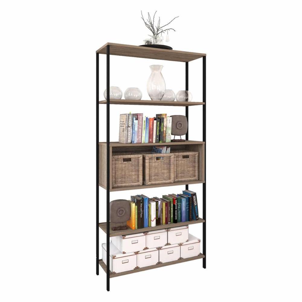 PLAYCON ESTANTE ORGANIZADOR DECORATIVO 6 NIVELES 172X81 CM (ROBLE ...