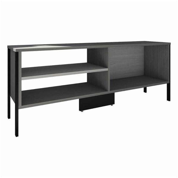 MUEBLE PARA TV 55” - VIENA, DISEÑO MODERNO, ESTRUCTURA METÁLICA Y AMPLIO ALMACENAJE - COLOR ...