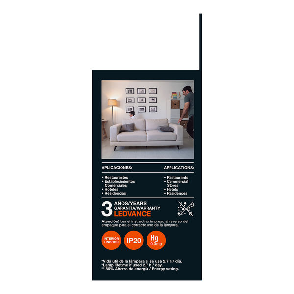 FOCO LED A19 ATENUABLE 8.5W (60W) LUZ FRIA | The Home Depot México