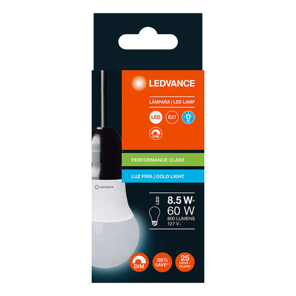 FOCO LED A19 ATENUABLE 8.5W (60W) LUZ FRIA | The Home Depot México