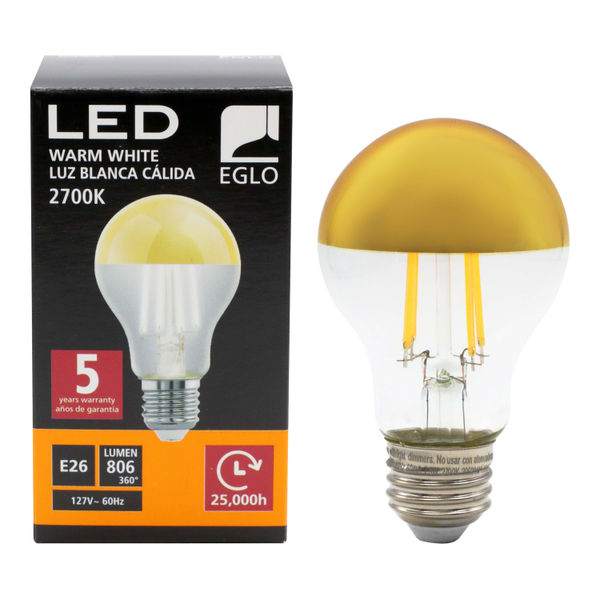 FOCO LED 60W MIRROR DORADO | The Home Depot México