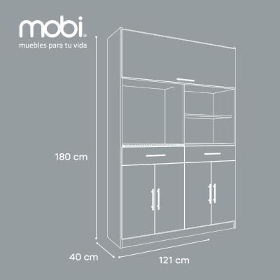 ALACENA 121CM PRAGA FRESNO | The Home Depot México