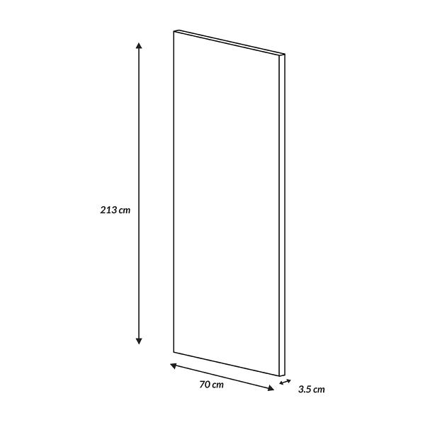 PUERTA TAMBOR ROBLE EVERBILT EXPRESS 70X213 | The Home Depot México ...
