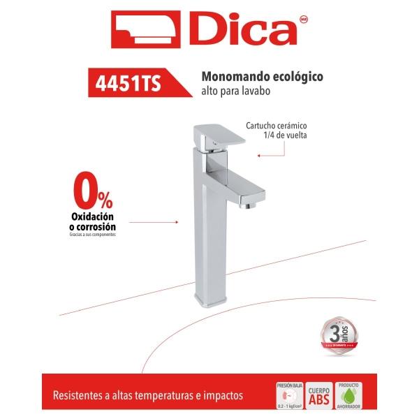MONOMANDO ECOLÓGICO DE ABS ALTO PARA LAVABO | The Home Depot México