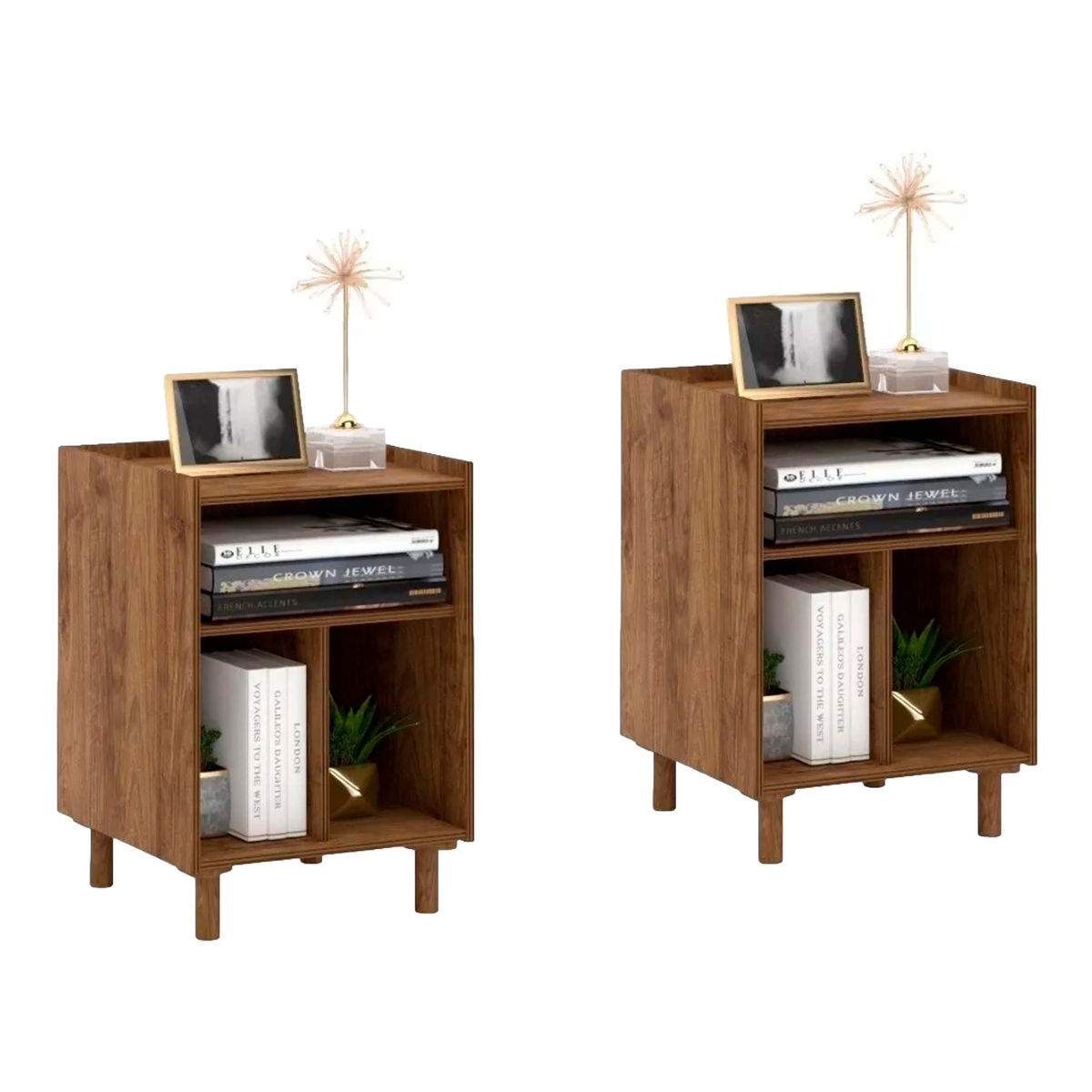 Paq 2 Burós Modernos con repisa y puerta | The Home Depot México