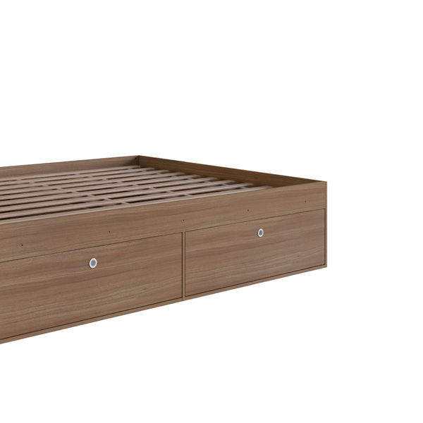 Base Cama Matrimonial Con Cajones Madera | The Home Depot México