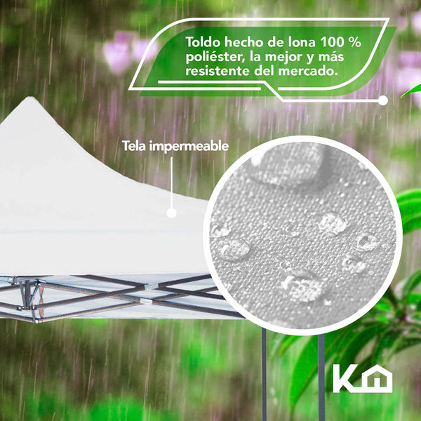 Toldo Blanco Plegable 2x2M Con Bolsa | The Home Depot México
