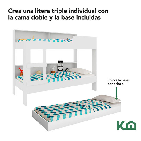 Litera Doble Individual Base Individual | The Home Depot México