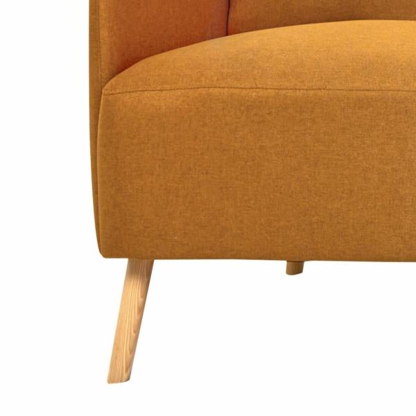 SOFA ESCUADRA DERECHA COLOR MOSTAZA | The Home Depot México