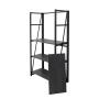 LIBRERO PLEGABLE 60201 ESTRUCTURA METÁLICA CON MELAMINA | The Home ...