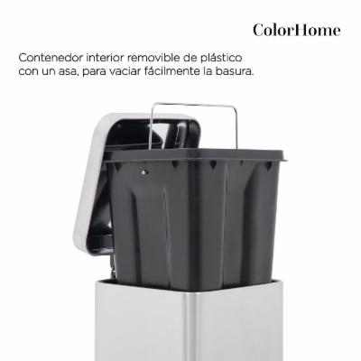 Bote de Basura Acero Inox Metalico 6L | The Home Depot México