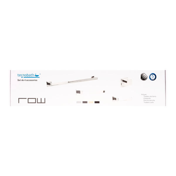 SET DE 4 ACCESORIOS PARA BAÑO TECNOBATH DORADO | The Home Depot México ...