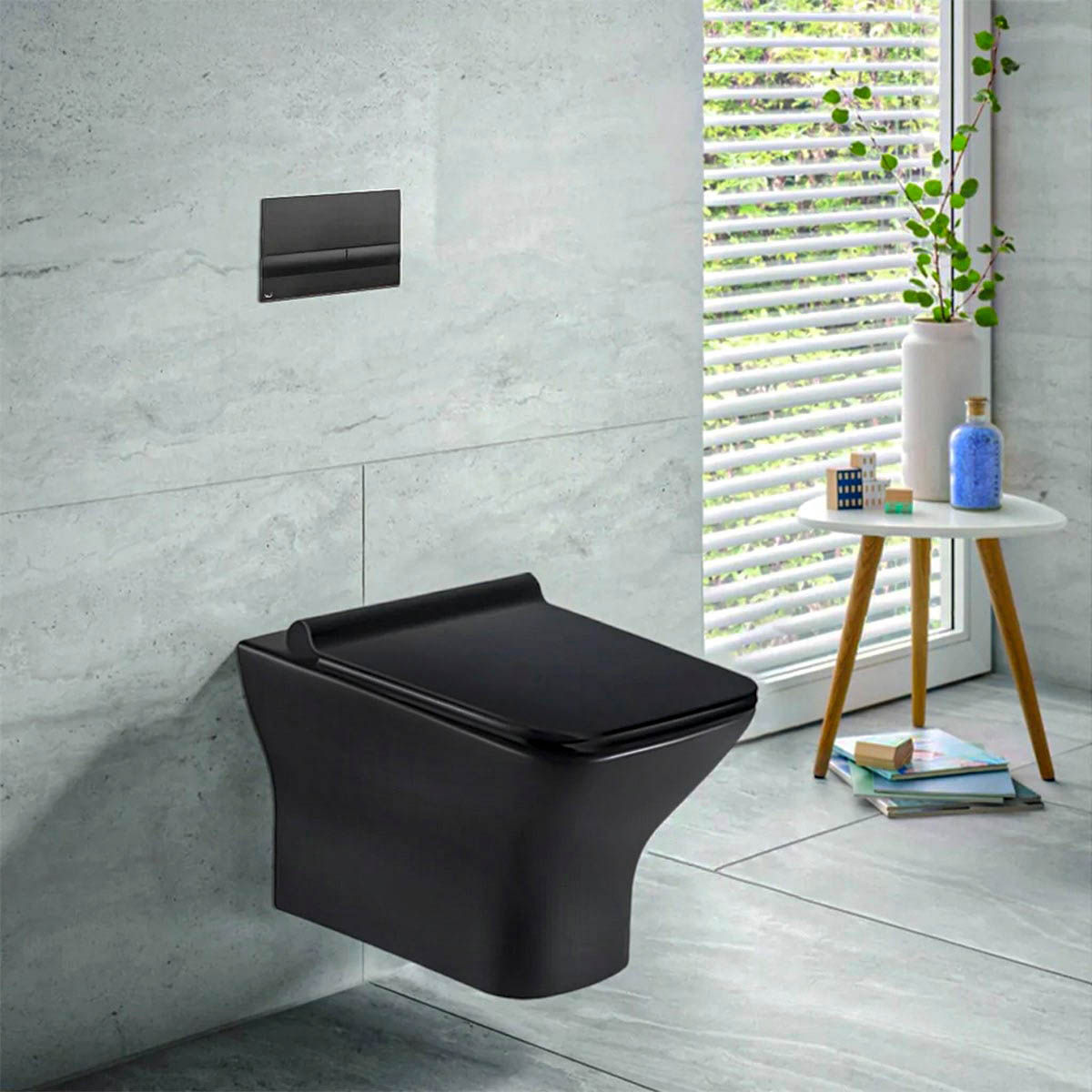 PAQUETE WC SUSPENDIDO TECNOBATH COLOR NEGRO | The Home Depot México ...