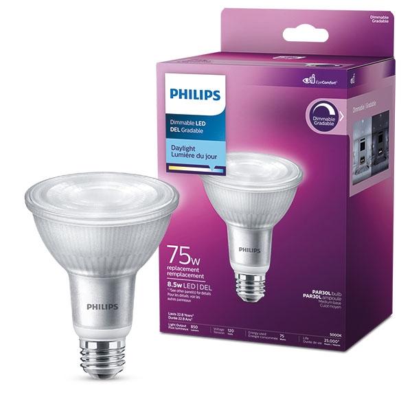 REFLECTOR PHILIPS PAR30 8.5W REGULABLE | The Home Depot México