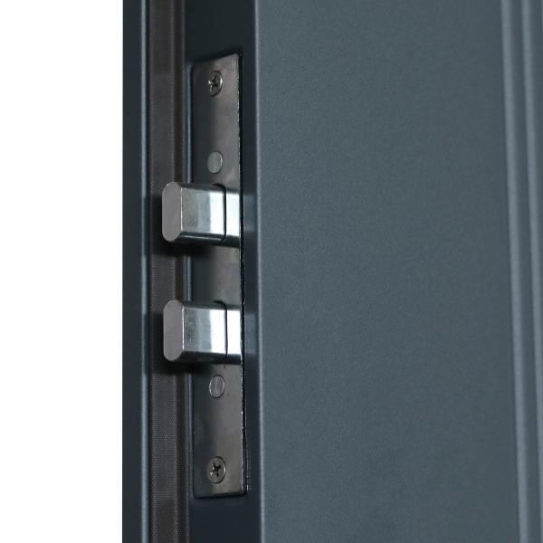 PUERTA DE SEGURIDAD BASIC 8P GRIS IZQUIERDA 96 X 213 CM | The Home ...
