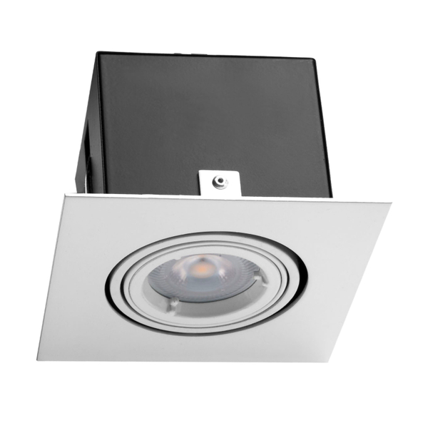 LÁMPARA DE EMPOTRAR EN TECHO TIPO DOWNLIGHT 10 X 11.8 X 11.8 CM 1 LUZ BLANCO LUZ NEUTRA | The ...