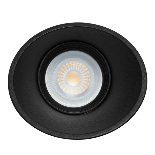 LÁMPARA DE EMPOTRAR EN TECHO TIPO DOWNLIGHT 9.7 X 10.5 CM 1 LUZ NEGRO LUZ NEUTRA | The Home ...