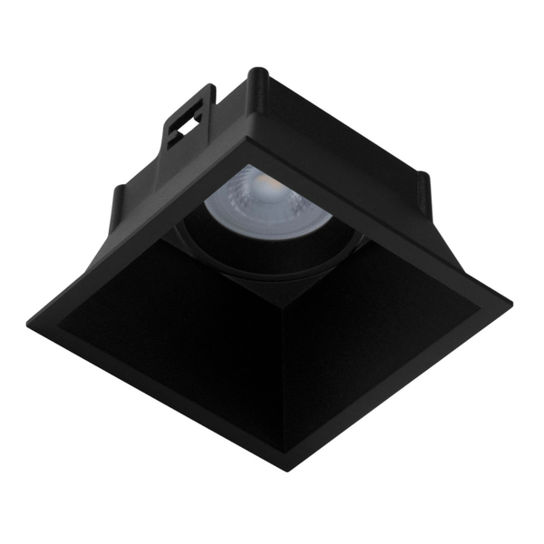 LÁMPARA DE EMPOTRAR EN TECHO TIPO DOWNLIGHT 7.5 X 10 X 10 CM 1 LUZ NEGRO LUZ NEUTRA | The Home ...
