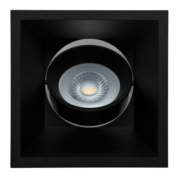 LÁMPARA DE EMPOTRAR EN TECHO TIPO DOWNLIGHT 7.5 X 10 X 10 CM 1 LUZ NEGRO LUZ NEUTRA | The Home ...