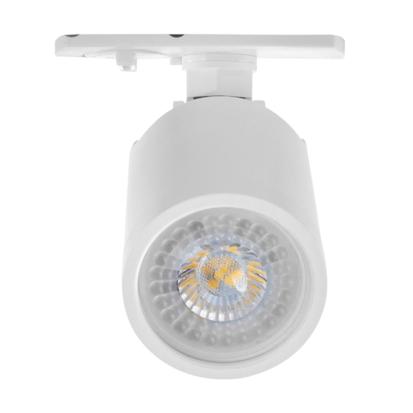LÁMPARA DE USO EN RIEL LED TIPO SPOT, LUZ CALIDA 2700K, COLOR BLANCO ...