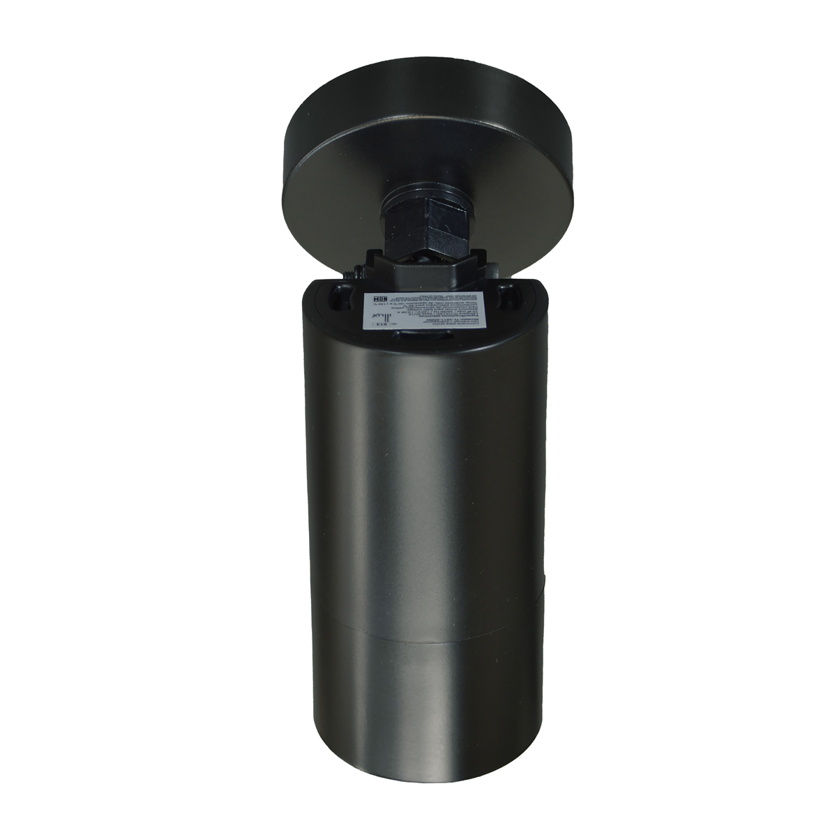 LÁMPARA DE SOBREPONER EN TECHO TIPO SPOT 14.3 X 6.5 CM 1 LUZ NEGRO SIN ...