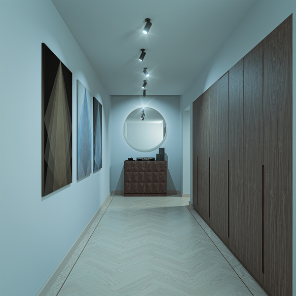 LÁMPARA DE SOBREPONER EN TECHO TIPO SPOT 14.3 X 6.5 CM 1 LUZ NEGRO LUZ ...